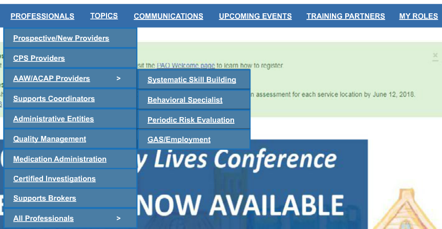 MyODP Site Navigation Feedback Form | MyODP